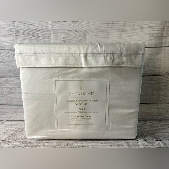 Everhome | Bedding | Everhome Pima Cotton Sheet Set Queen 80 Thread ...